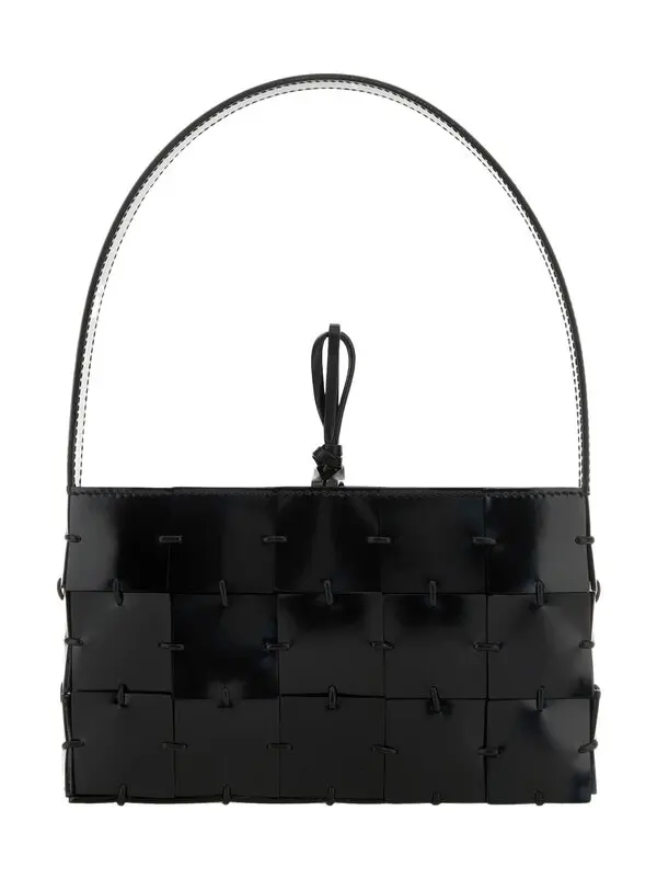 Amina Muaddi Top Handle Handbag - Blacksilver