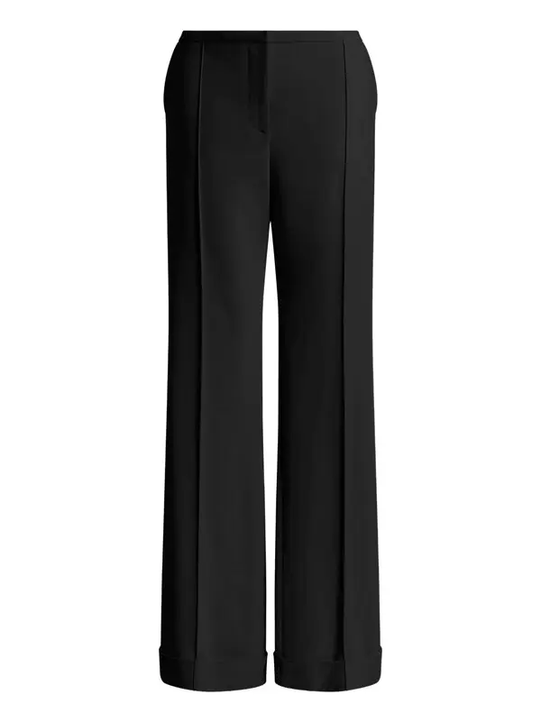 Alberta Ferretti Cady Tailored Trousers - Black