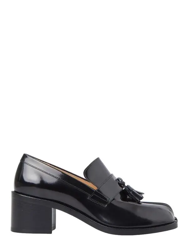 MAISON MARGIELA Tabi Cutout Heeled Pumps - Black