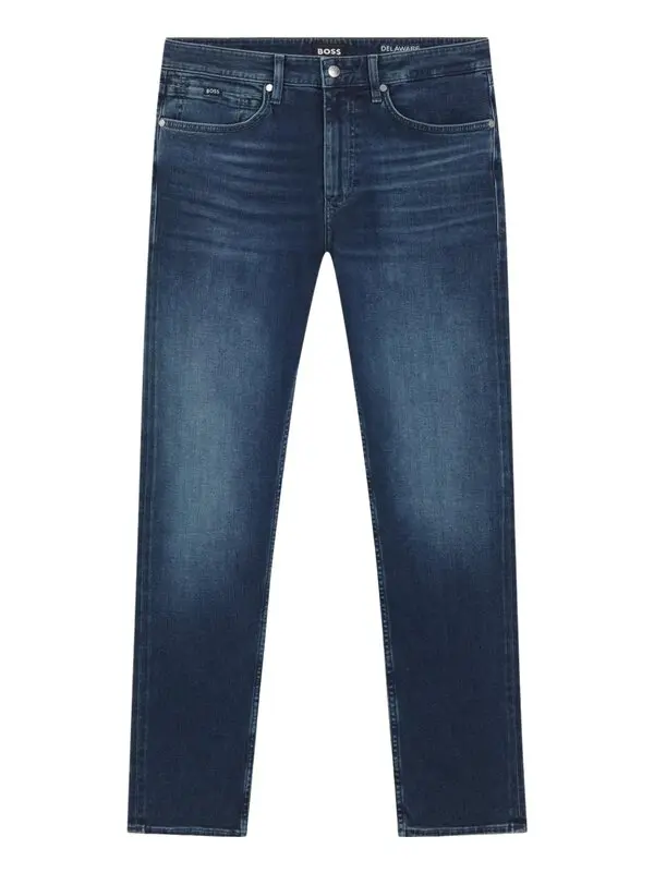 Hugo Boss Delaware Straight Leg Jeans - Dark Blue