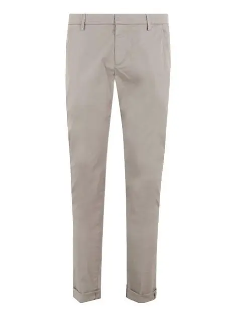 DONDUP Slim Fit Casual Trousers - Nude