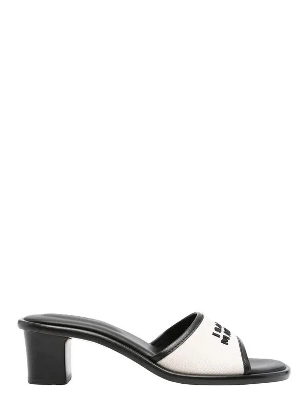 Isabel Marant Étoile 60mm Logo Embroidered Mules - Black