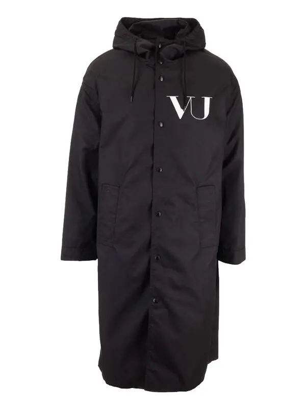Valentino Garavani X Undercover Ufo Print Trench Coat - Black