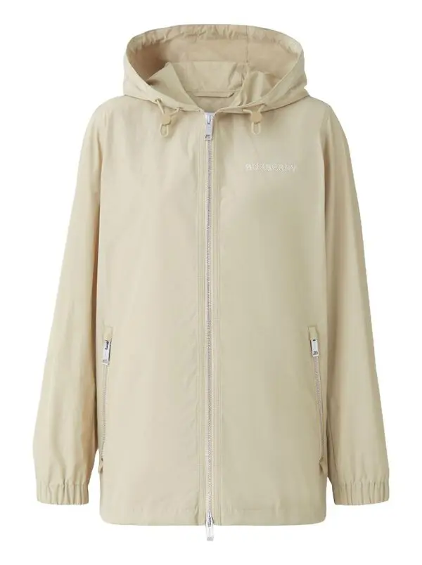 Burberry Horseferry Hooded Jacket - Nude
