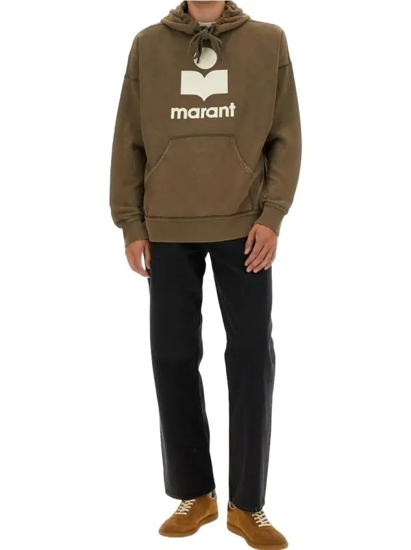 Isabel Marant Étoile Miley Drawstring Hoodie - Brown