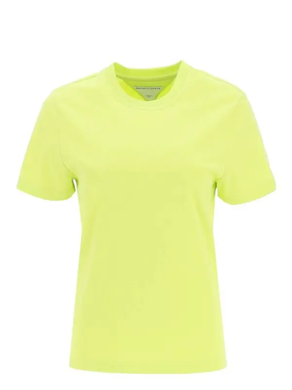 Bottega Veneta Crewneck Short Sleeve T-shirt - Green