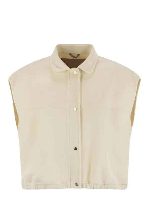 Herno Wool Vest - Nude