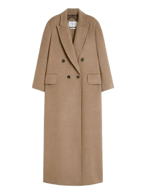 Max Mara Armonia Double-breasted Coat - Brown