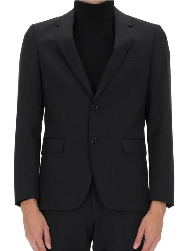 Hugo Boss Single-breasted Jacket - Black