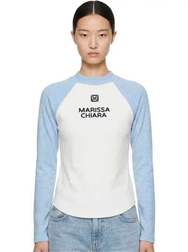 Marissa Chiara Long-sleeved T-shirt - Blue