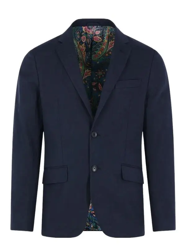Etro Single-breasted Tailored Blazer - Black