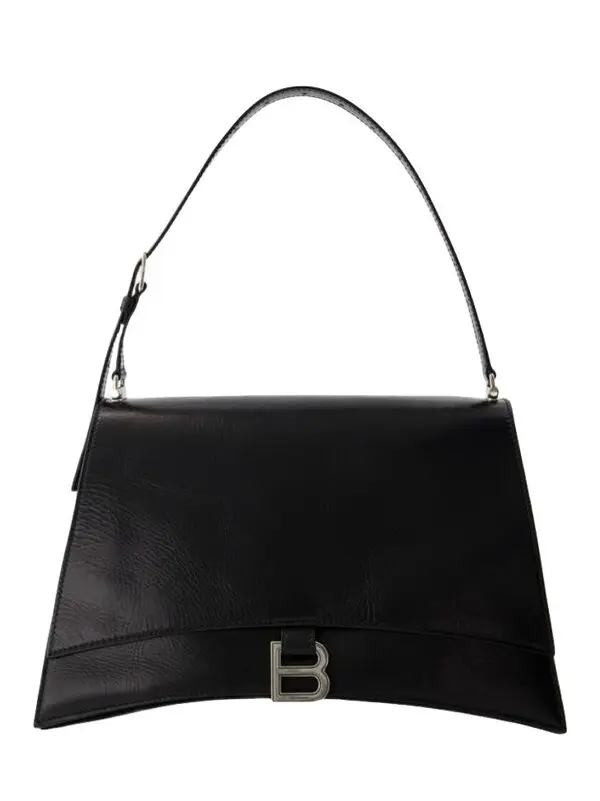 Balenciaga Crush Medium Sling Bag - Black