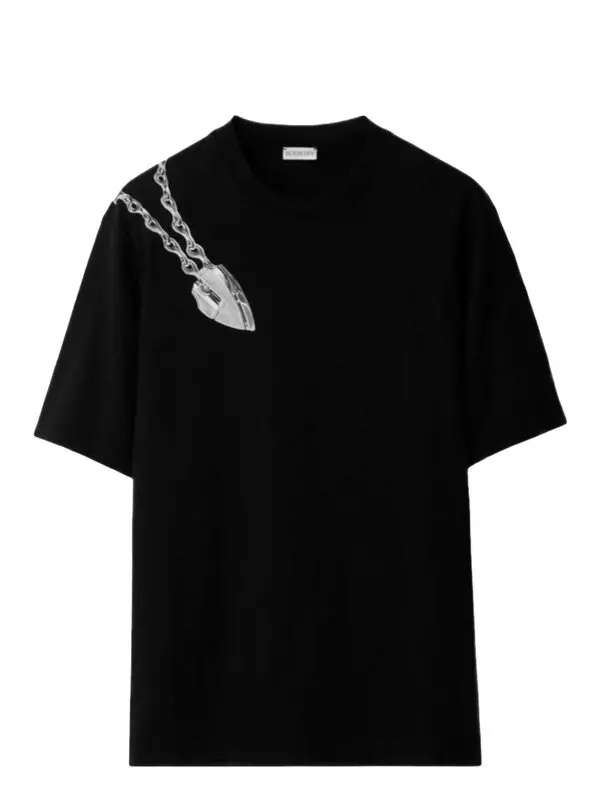 Burberry Shield Crewneck T-shirt - Black