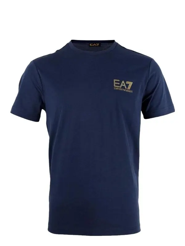 EA7 Logo Printed T-shirt - Black