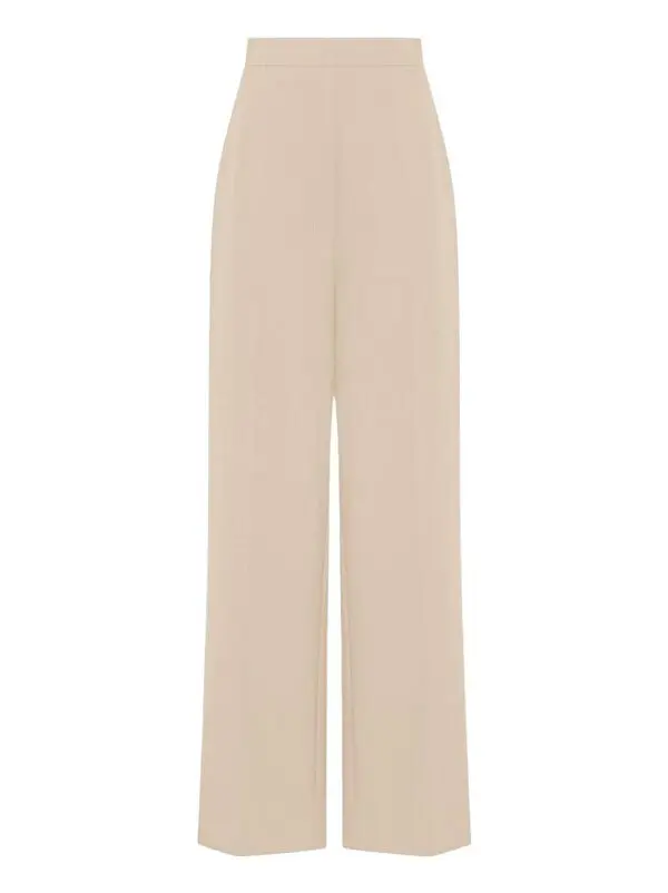 THE ROW Gordon Virgin Wool Trousers - Nude