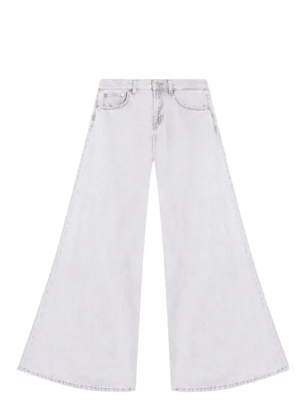 DONDUP Palazzo Wide-leg Jeans - White