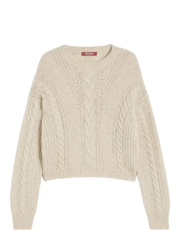 Max Mara Crasso Crewneck Ribbed Jumper - Beige