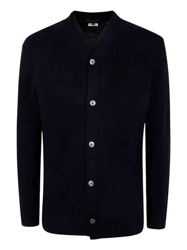 Comme Des Garçons Wool Cardigan - Black