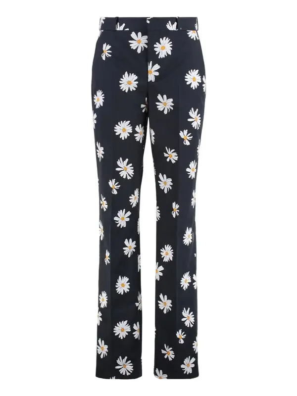 Moschino Belt Loop Track Pants With Graphic Print - Black