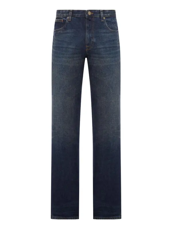 Incotex Button-fastening Cotton Jeans - Denim