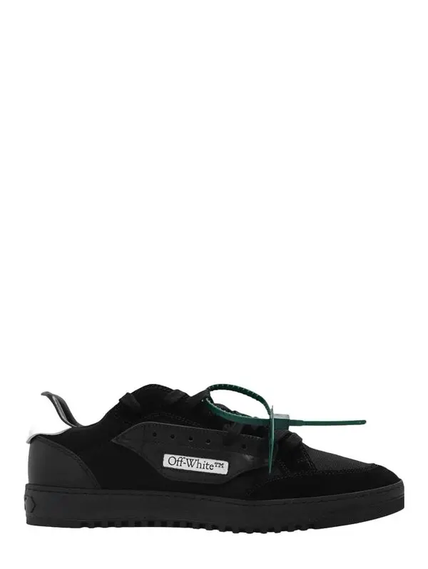 Off-White Low-top Sneakers With Iconic Anti-theft Buckle - Black