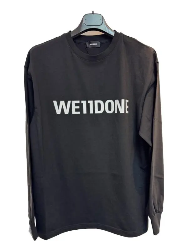 We11Done Long-sleeved Sweatshirt - Black