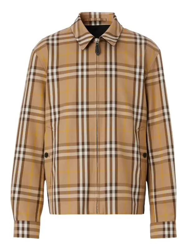 Burberry Reversible Zip-up Jacket - Black