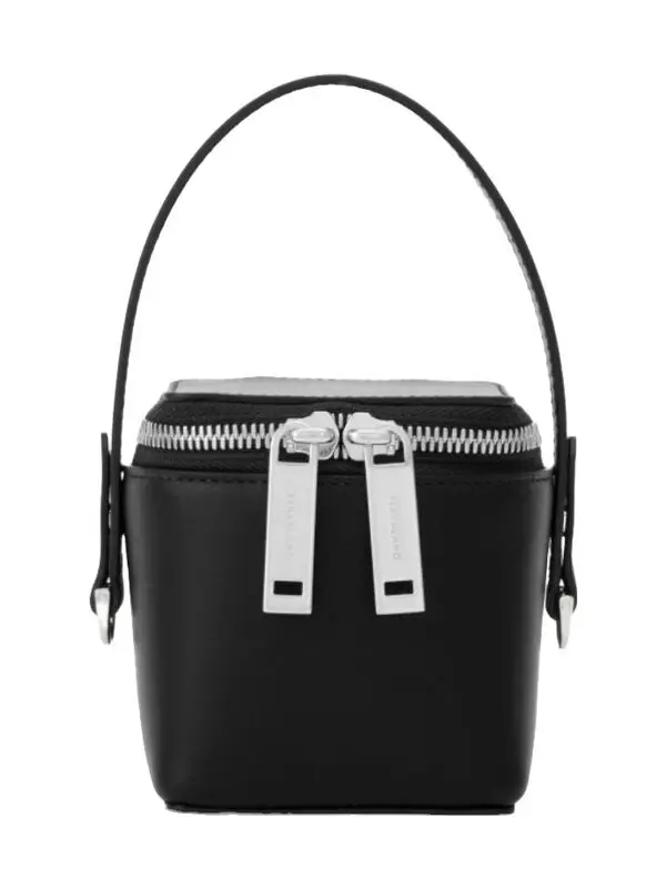 FERRAGAMO Micro Zip-around Bucket Bag - Black