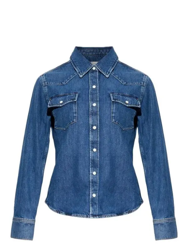 FRAME Chest-pocket Shirt - Blue