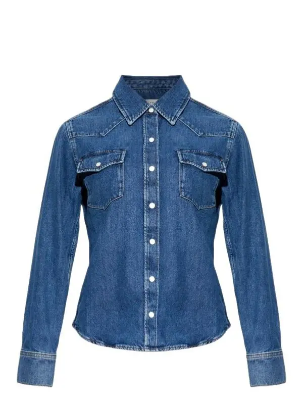 FRAME Chest-pocket Shirt - Blue