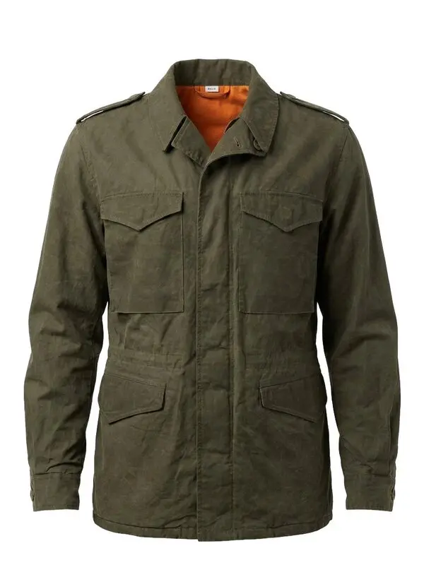 Gucci Parka With Logo Print - Brown