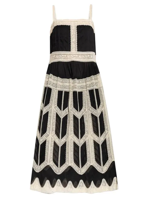 Zimmermann Sleeveless Lace Panel Dress - No