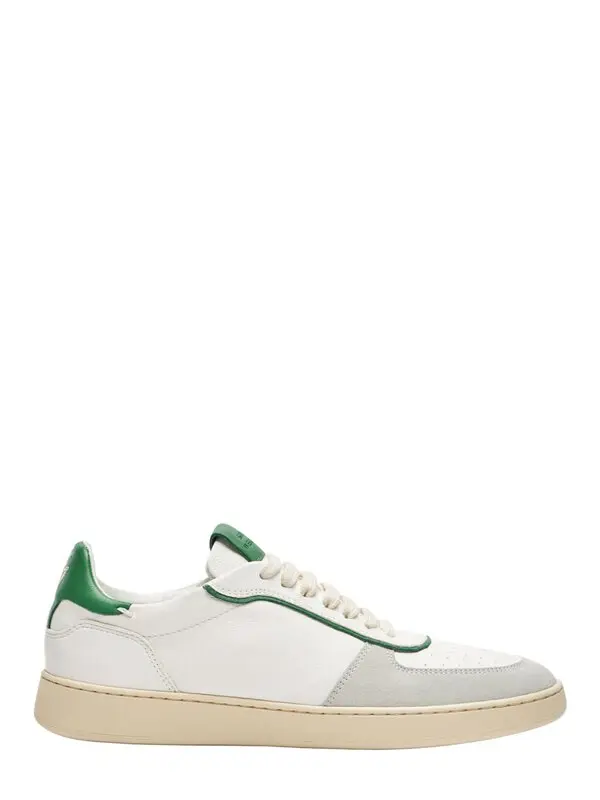 STUART WEITZMAN Derby Leather Sneakers - White