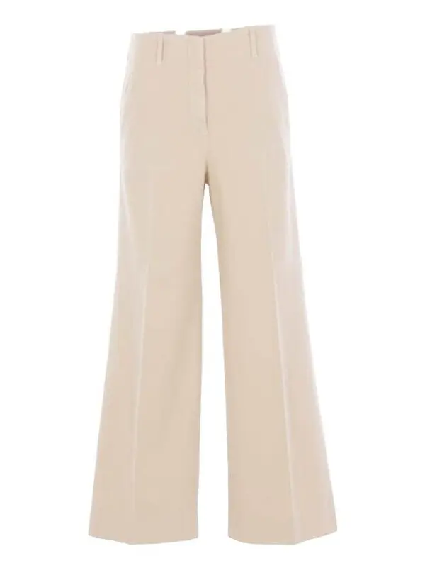 Incotex Wide-leg Tailored Trousers - Beige