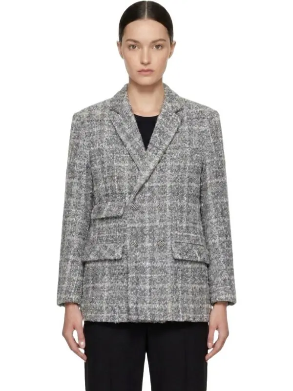 Marissa Chiara Long Sleeve Blazer - Grey