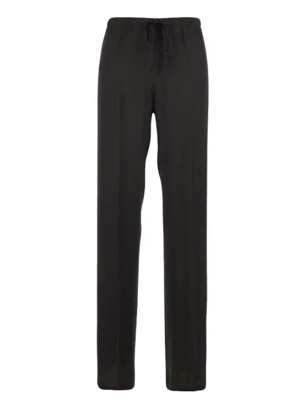 SEMICOUTURE Regular-fit Drawstring Pants - Brown