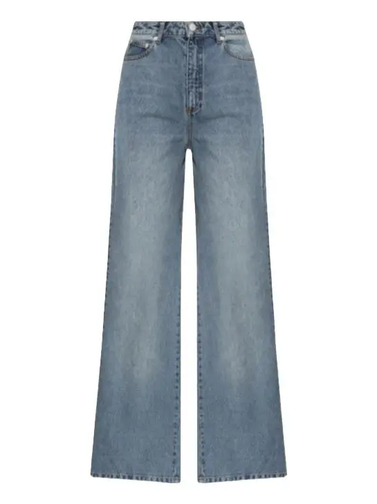 Officine Générale Flared Denim Jeans - Gray