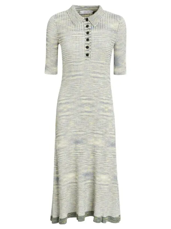 Proenza Schouler Button-up Collared Midi Dress - No