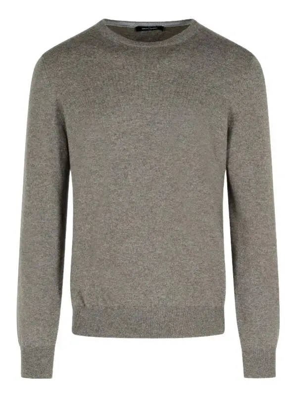 GRAN SASSO Long Sleeve Crewneck Jumper - Gray