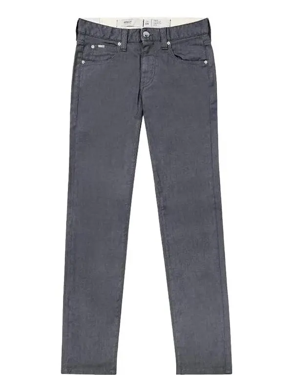 Emporio Armani Straight Barrel Logo Jeans - Gray