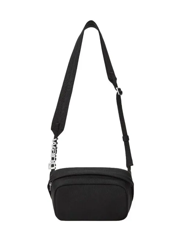 Alexander Wang Heiress Logo Plaque Crossbody Bag - Black
