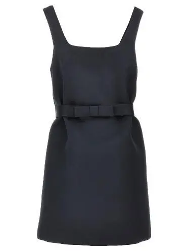 P.a.r.o.s.h Bow Detail Dress - Black