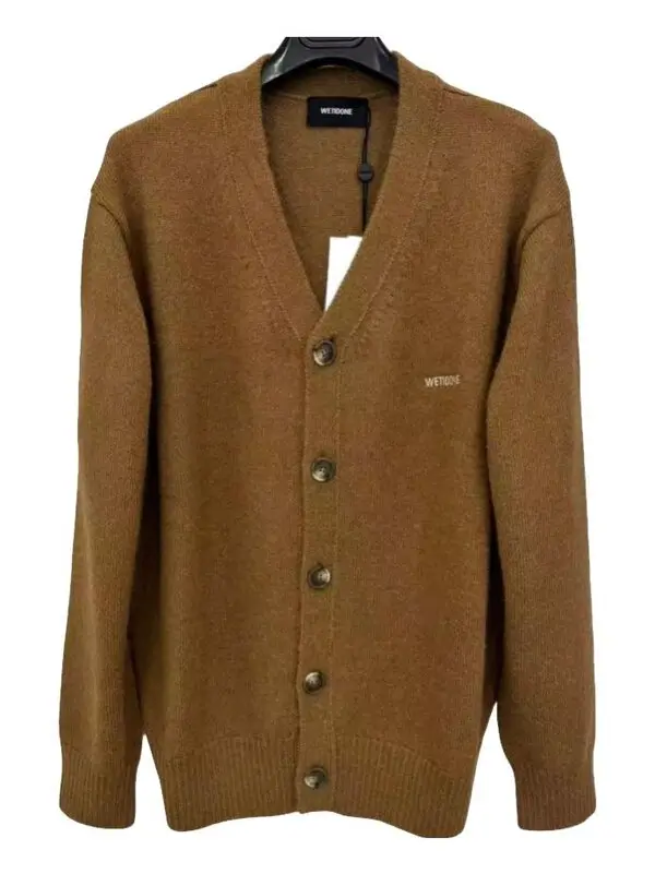 We11Done Long-sleeved Knitted Cardigan - Camel