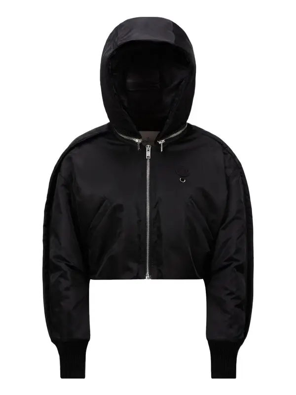 Moncler Malek Hooded Short Down Jacket - Black