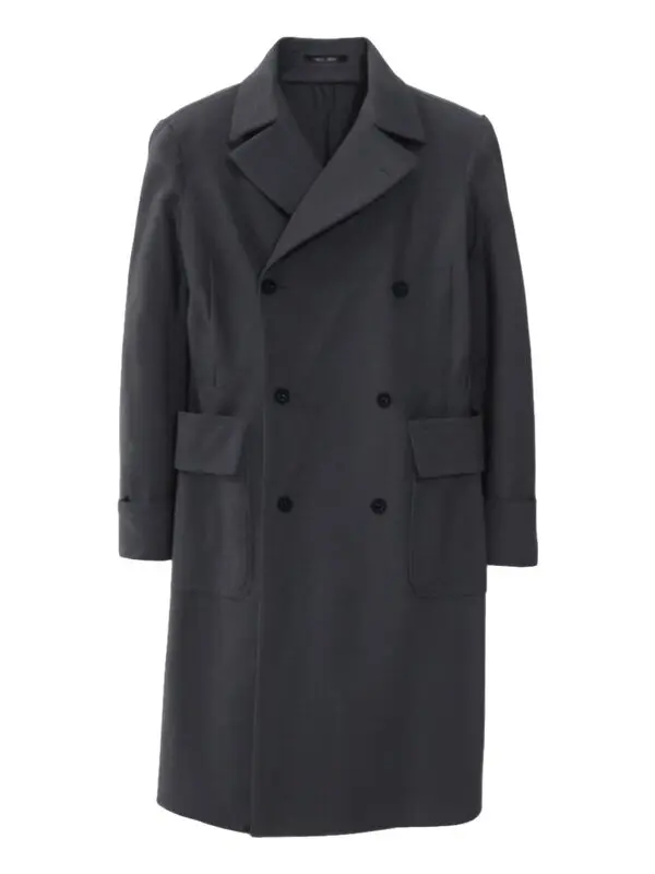 Tagliatore Double-breasted Wool Coat - Black