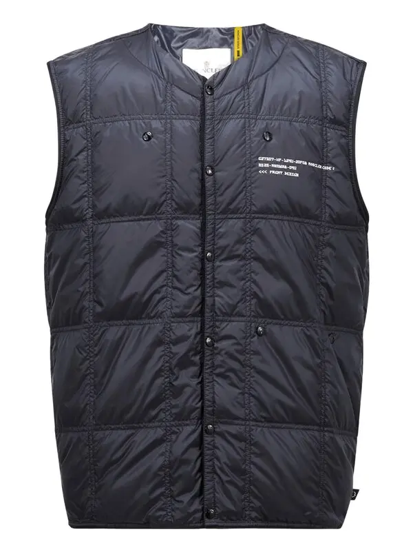 Moncler X Fragment Vaile Packable Down Gilet - Midnight Blue