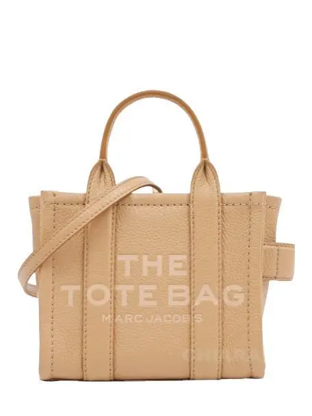 Marc Jacobs Logo Printed Mini Tote Bag - Nude