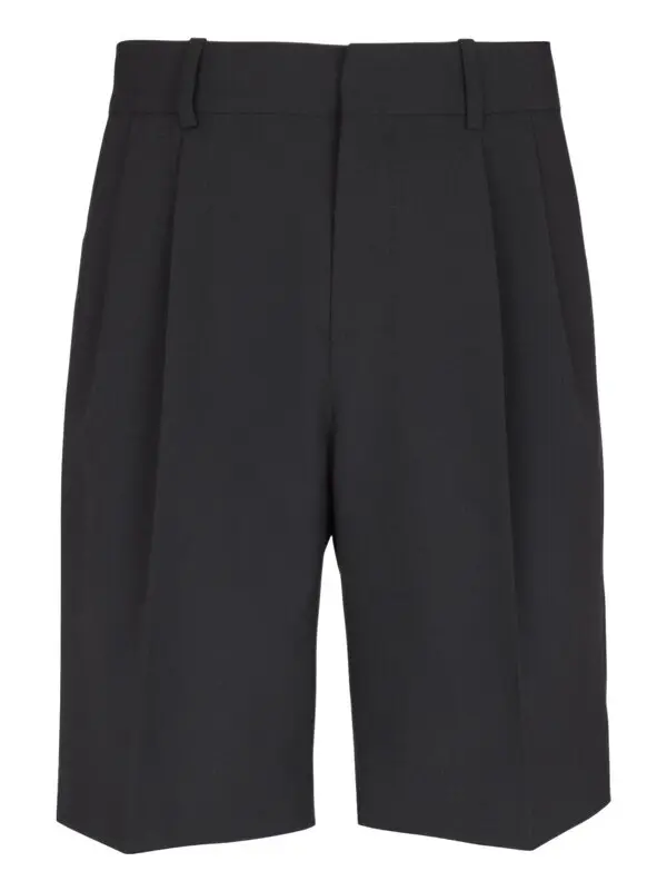 Balmain Darted Bermuda Shorts - Black