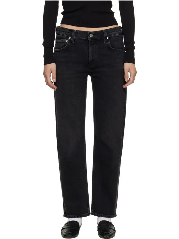 Citizens Of Humanity Anissa Straight Leg Jeans - Black