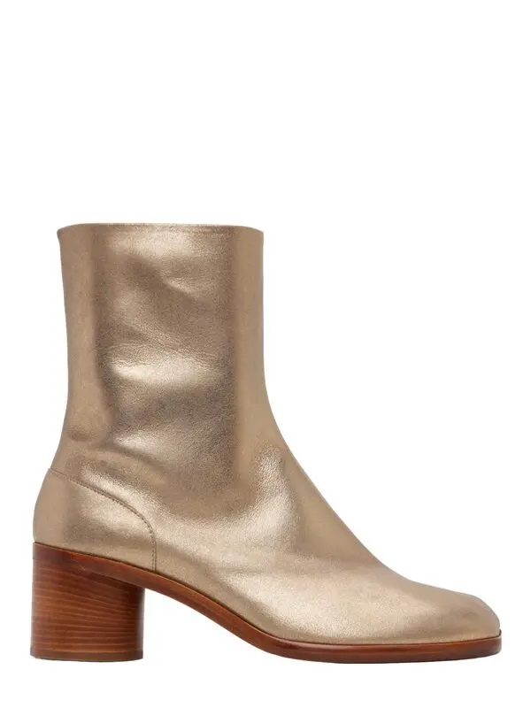 MAISON MARGIELA Tabi Ankle Boots - Beige/gold